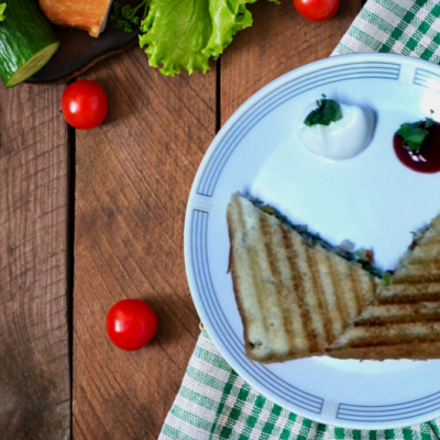 Vegetable Mayonnaise Schezwan Sandwich | Bachelor Recipe