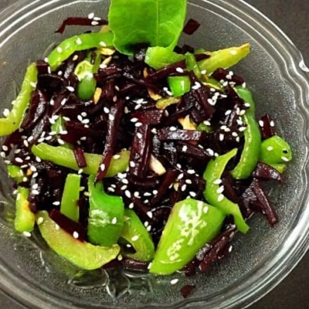 Chinese Style Stir Fry Beetroot with Garlic | Bachelor Recipe